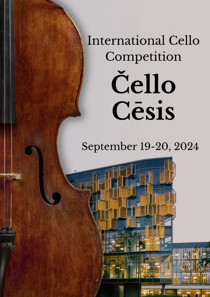 Cēsīs norisināsies starptautiskais čellistu konkurss - Cēsis 2025